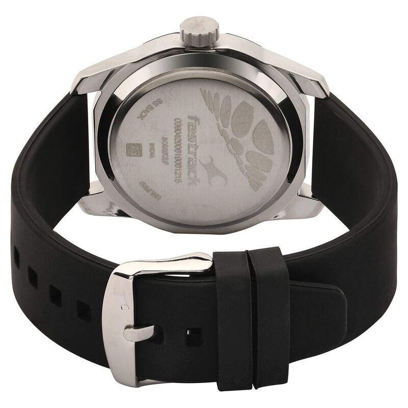 Buy Online Fastrack Sport Quartz Analog Silver Dial Plastic Strap Watch ...