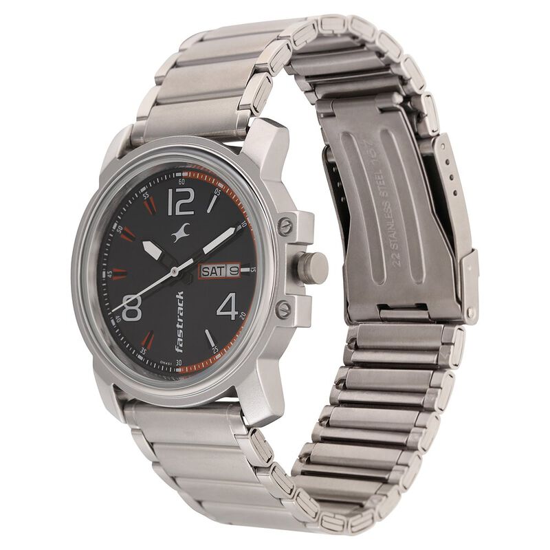 Buy Online Fastrack Brown Dial Quartz Analog with Day and Date Watch ...