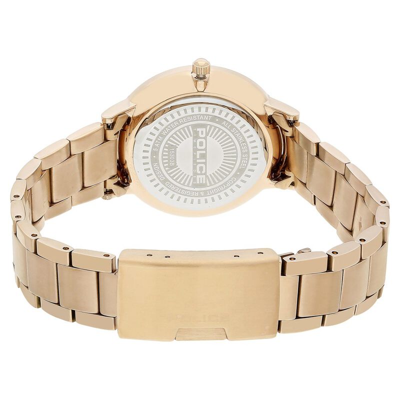 Buy Online Police Quartz Analog with Date White Dial Stainless Steel ...