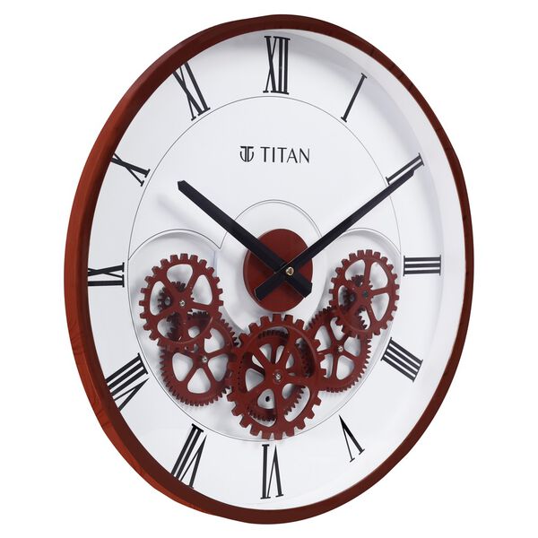 Buy Online Titan Clocks - Gears of Time - Brown - w0115pa02 | Titan