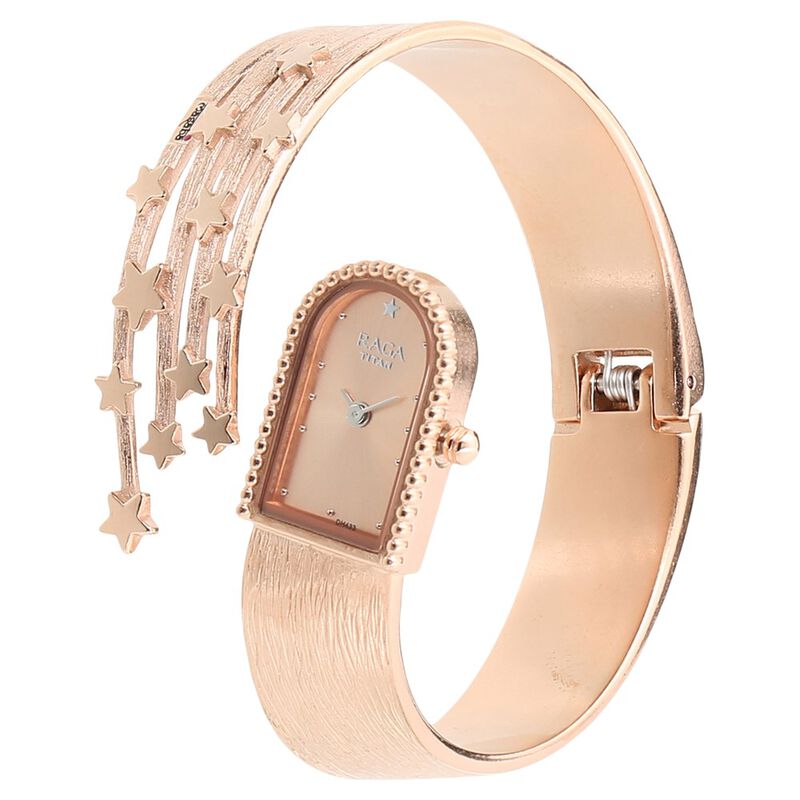 Buy Online Titan Raga X Masaba Rose Gold Dial Analog Metal Strap watch ...