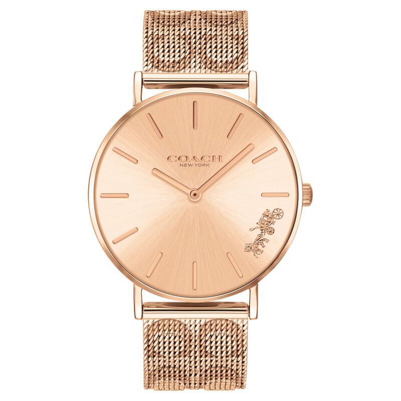 Buy Online Coach Quartz Analog Golden Dial Watch for Women ...