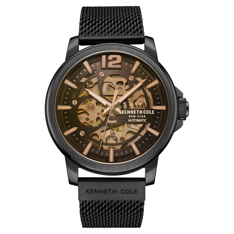 Buy Online Kenneth Cole Brown Dial Automatic Watch for Men ...