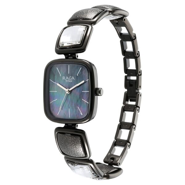 Buy Online Titan Raga Moments of Joy Grey Dial Analog Metal Strap Watch ...