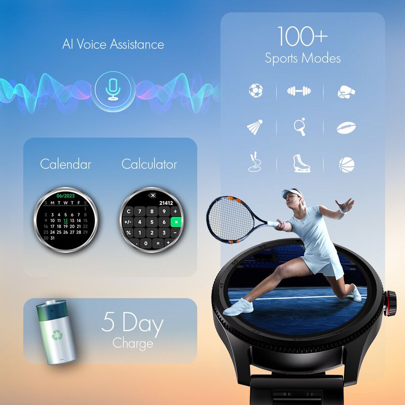 Buy Online Fastrack Magnus FX1 Luxury Metal Smartwatch with High ...