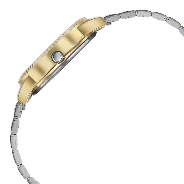Buy Online Sonata Glam Gold Quartz Analog Silver Dial Stainless Steel ...