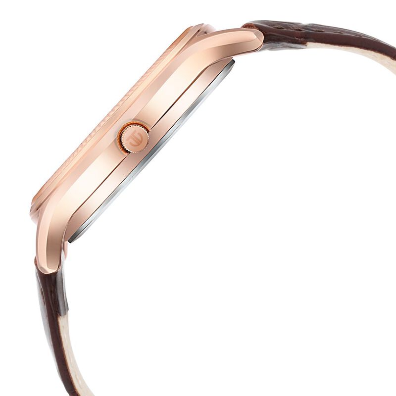 Buy Online Titan Analog with Day and Date White Dial Leather Strap ...