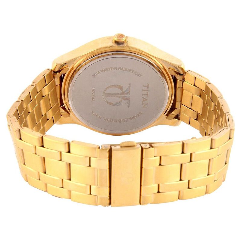 Buy Online Titan Quartz Analog with Day and Date Black Dial Watch for ...