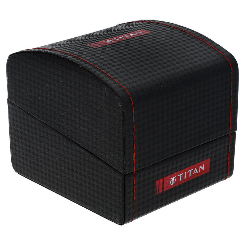 Buy Online Titan Octane Black Dial Chronograph Watch for Men ...