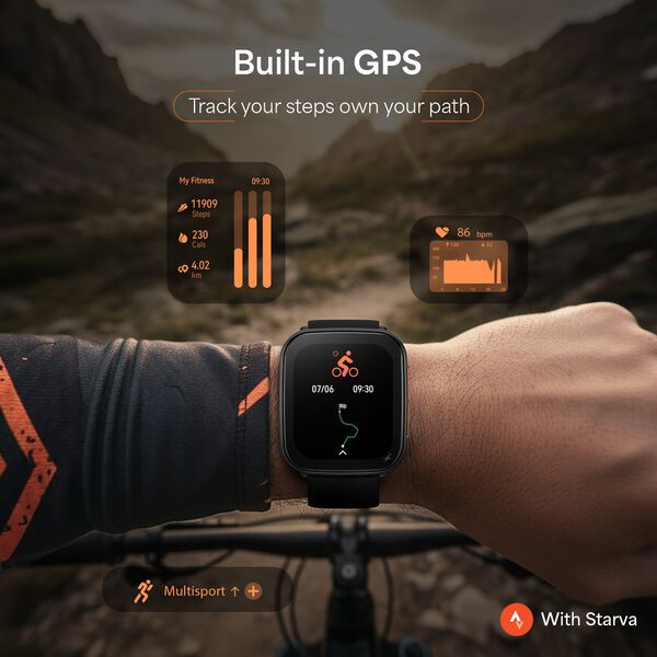 Buy Online Fastrack Navstar Smartwatch 1.85" inch AMOLED Display, AI ...
