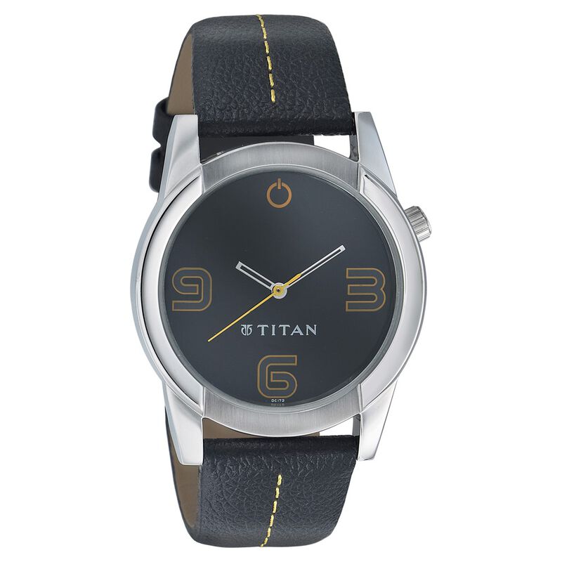 Buy Online Titan Quartz Analog Silver Dial Watch for Men - ne1584sl01c ...