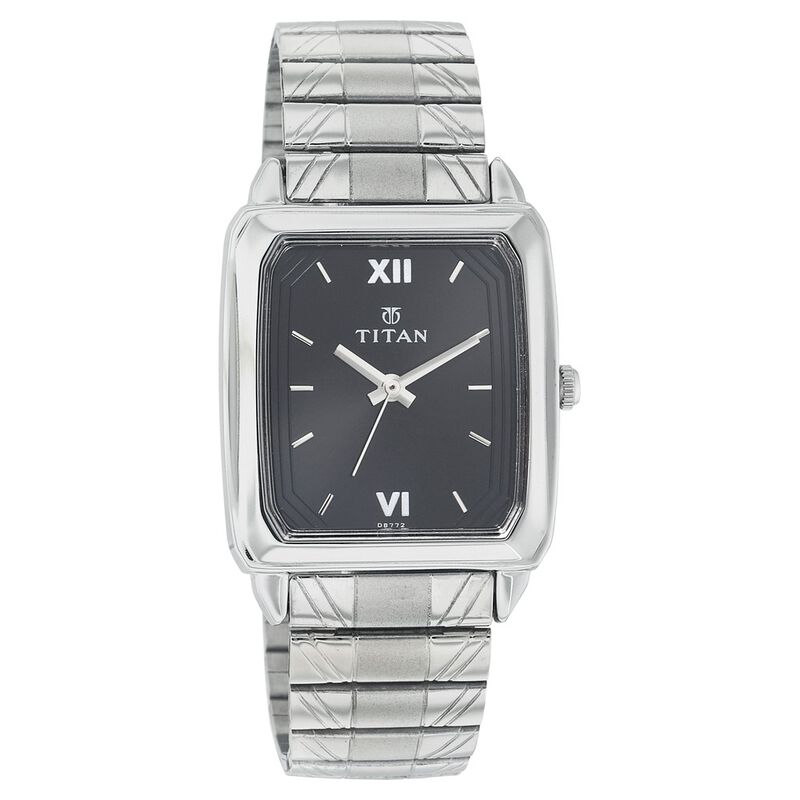 Buy Online Titan Quartz Analog Black Dial Watch For Men Nd1581sm02 Titan