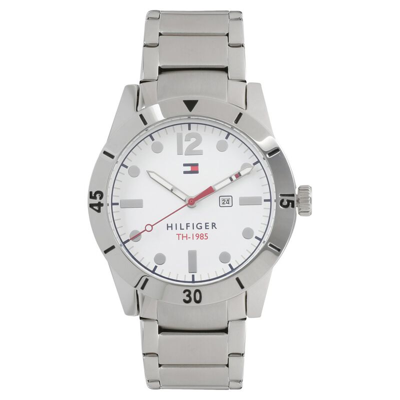 Buy Online Tommy Hilfiger Quartz Analog with Day and Date White Dial ...