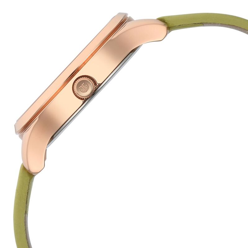 Buy Online Titan Workwear Green Leather Strap watch for Women ...