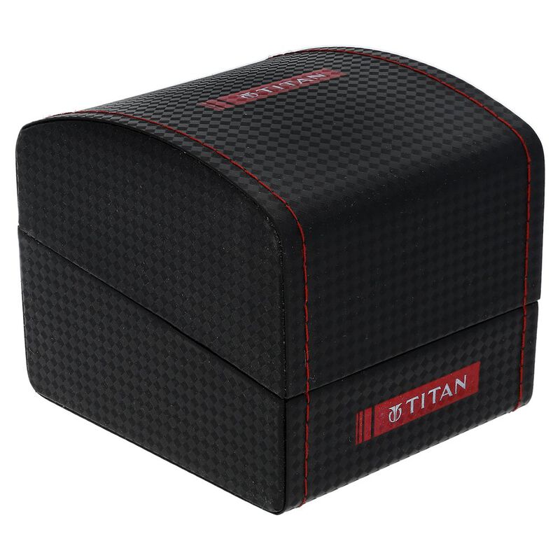 Buy Online Titan Neo Splash Brown Dial Analog with Date Stainless Steel ...