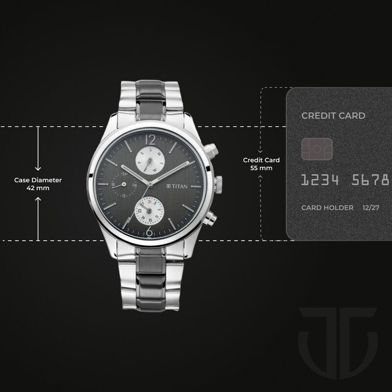 Buy Online Titan Men's Metropolitan Charm: Men's Multifunctional Anthra ...