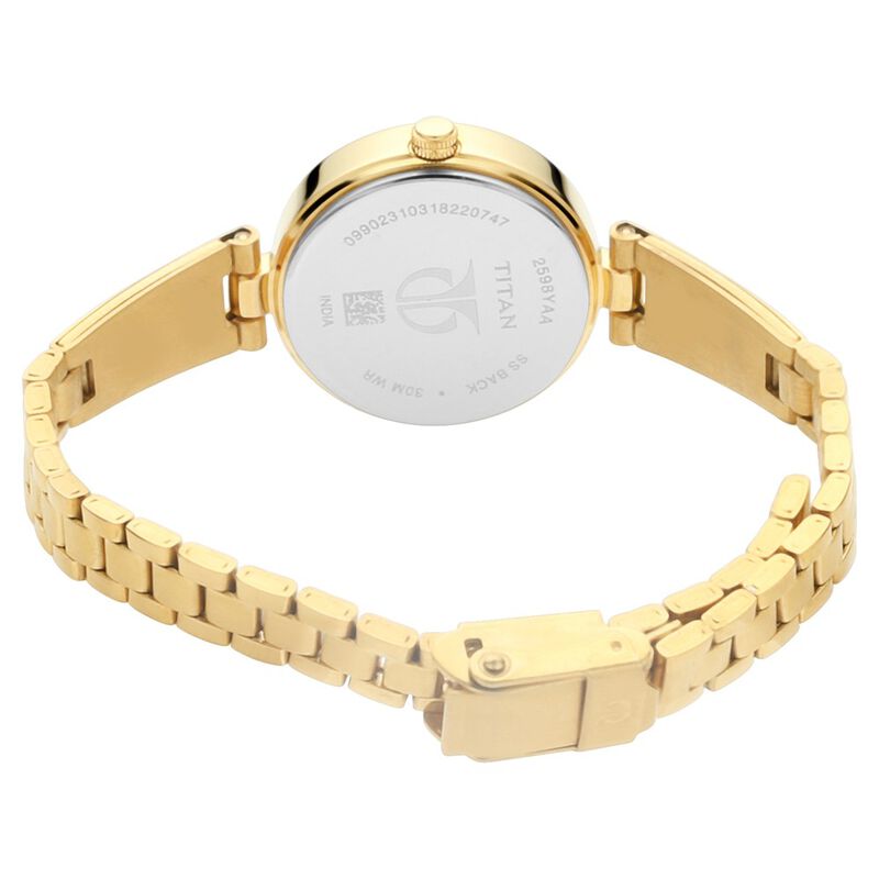 Buy Online Titan Quartz Analog Silver Dial Metal Strap Watch for Women ...