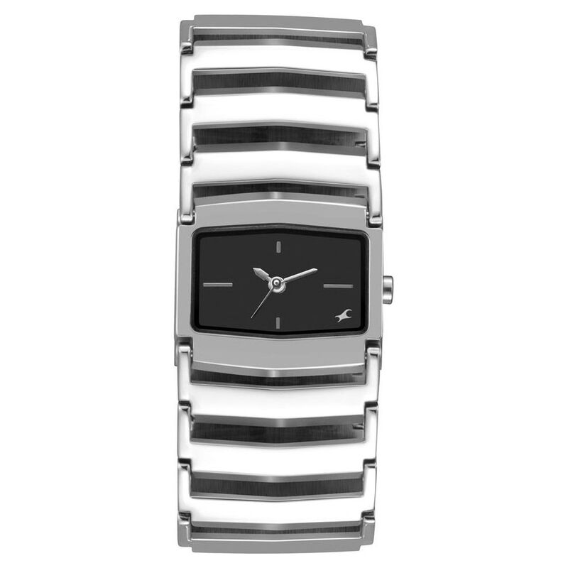 Buy Online Fastrack Quartz Analog Silver Dial Metal Strap Watch for ...
