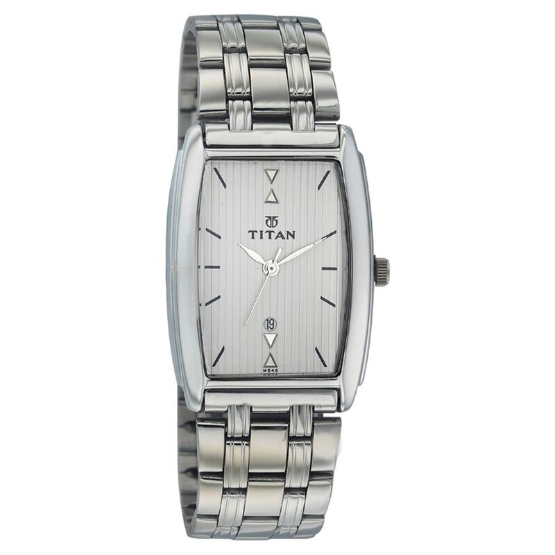 Buy Online Titan Quartz Analog with Date Silver Dial Watch for Men ...