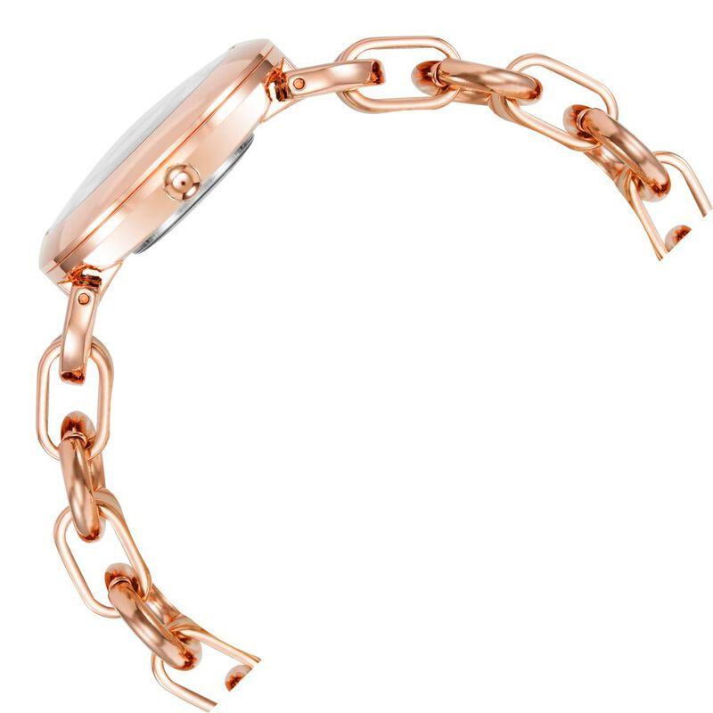 Buy Online Anne Klein Quartz Analog Pink dial Metal Strap Watch for ...