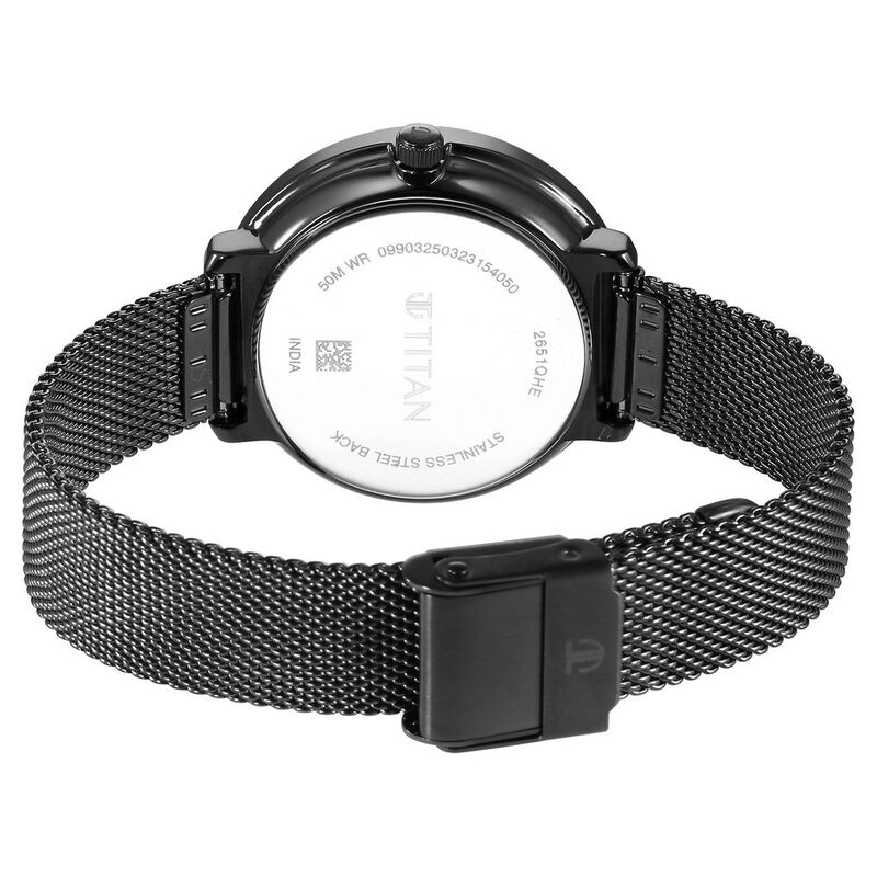 Buy Online Titan Workwear Mother Of Pearl Dial Stainless Steel Strap ...
