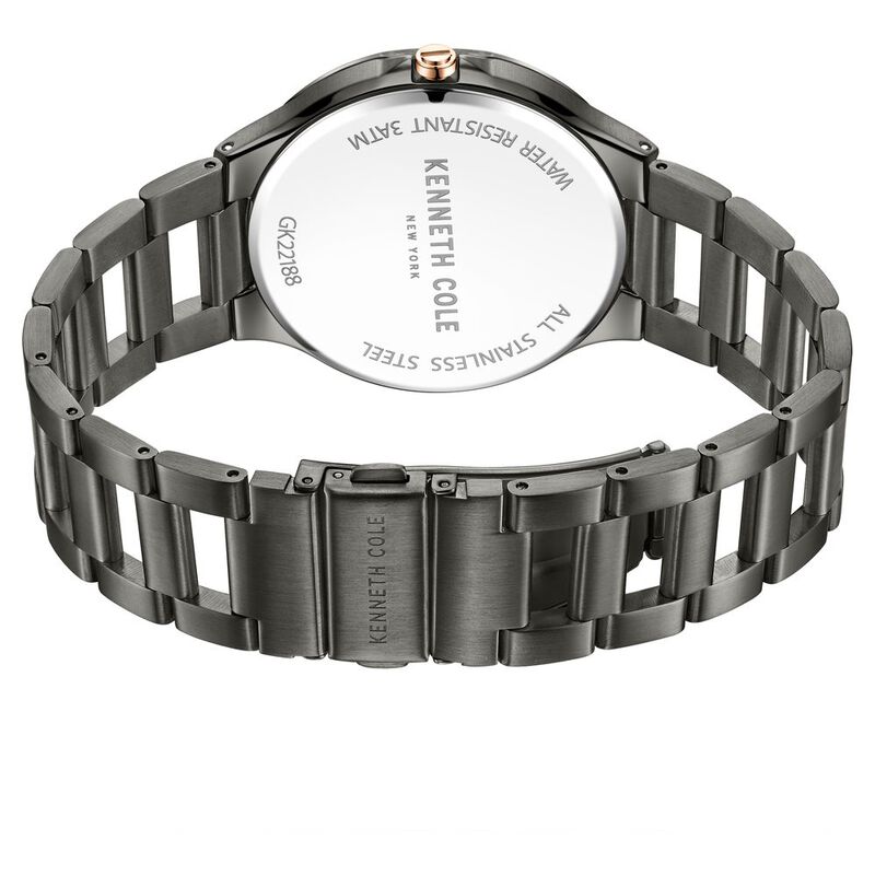 Buy Online Kenneth Cole Quartz Multifunction Green Dial Stainless Steel ...