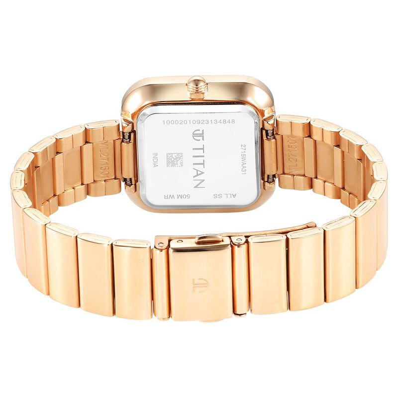 Buy Online Titan Purple Stackables Quartz Analog White Dial Stainless ...