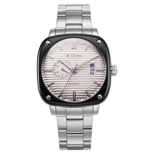 Buy Online Titan Vintage Concealed Automatic Analog with White Dial ...