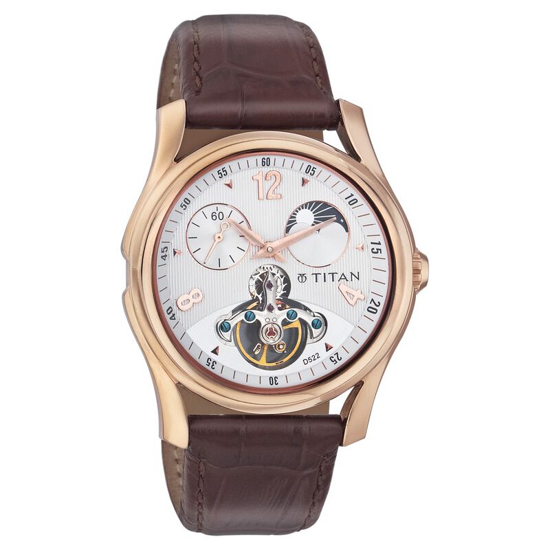 Buy Online Titan Quartz Analog Silver Dial Watch for Men - nc9362wl01j ...