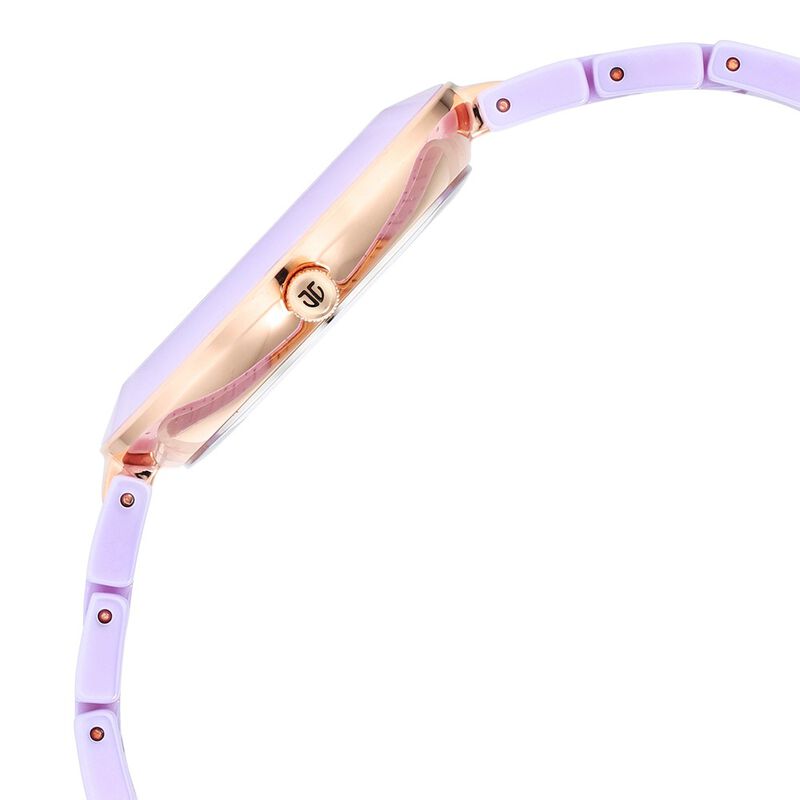 Buy Online Titan Purple Ceramics Purple Dial Analog Ceramic Strap watch ...