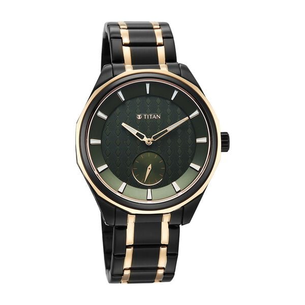 Buy Online Titan Regalia Opulent Offset Second Hand Green Dial Rose ...