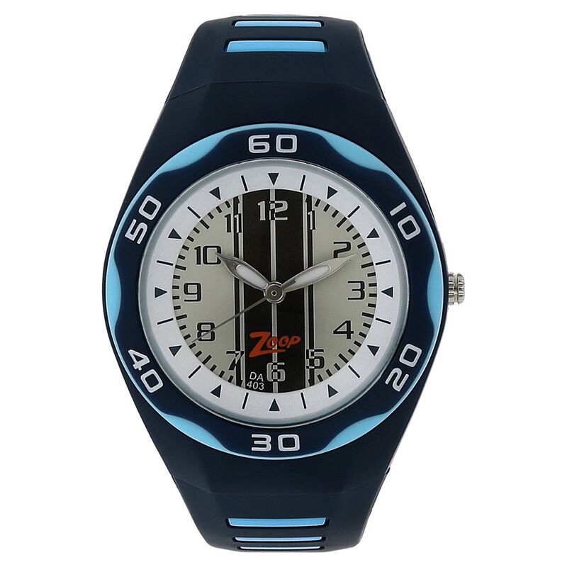 Buy Online Zoop By Titan Quartz Analog White Dial PU Strap Watch for ...