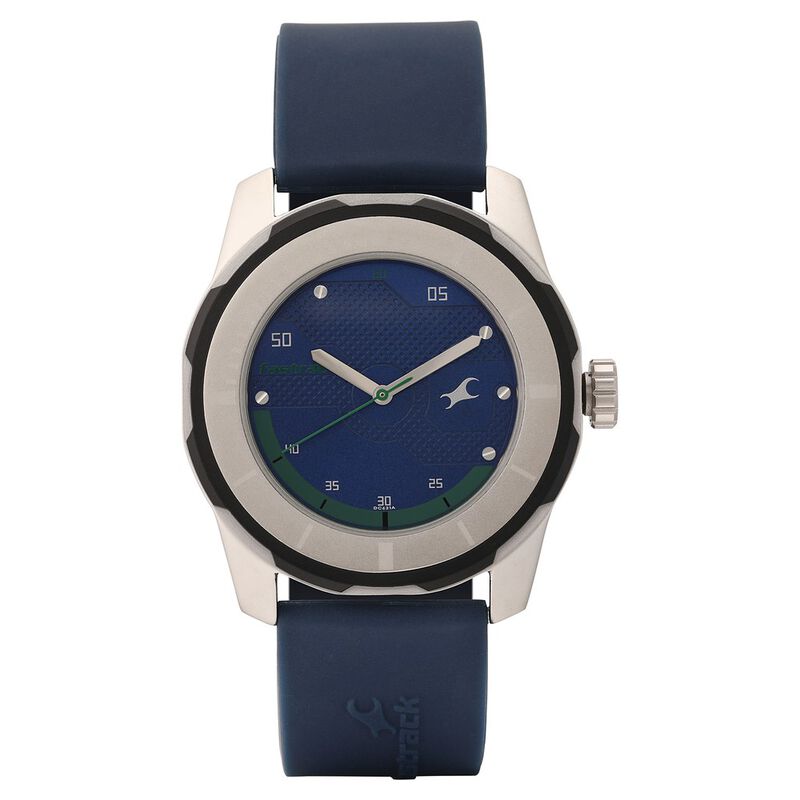Buy Online Fastrack Quartz Analog Blue Dial Plastic Strap Watch for ...