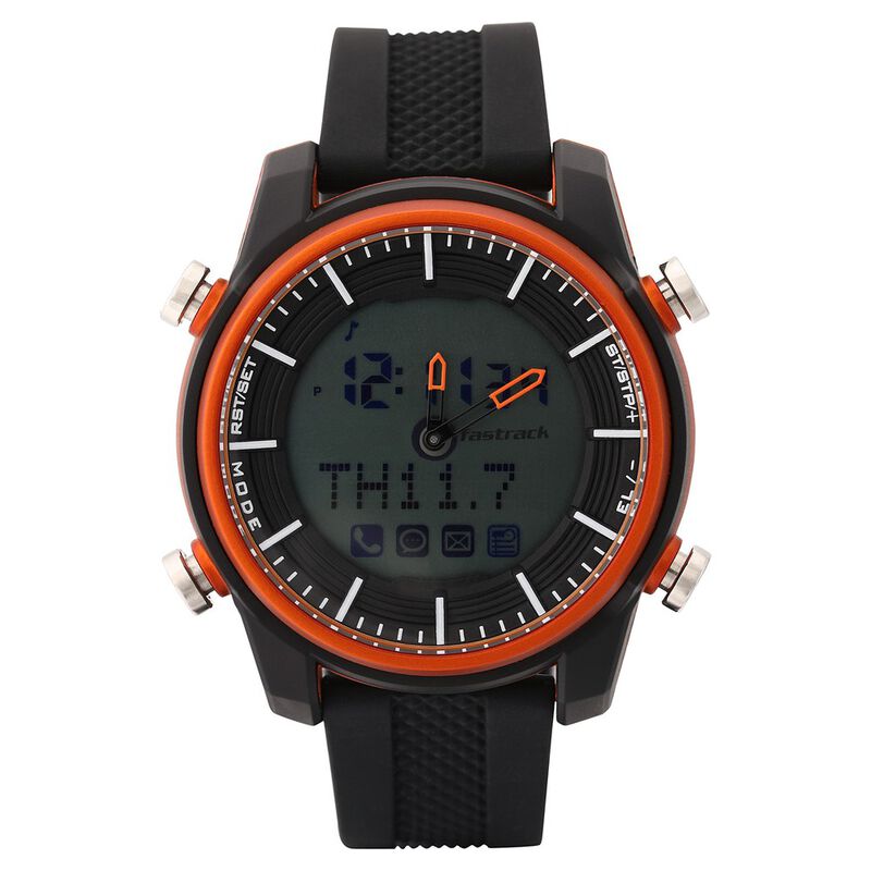 Buy Online Fastrack Digital Dial Silicone Strap Watch for Unisex ...