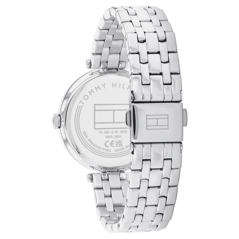 Buy Online Tommy Hilfiger Quartz Analog Silver Dial Silver Stainless ...