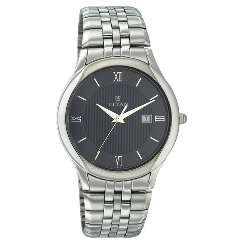 Buy Online Titan Quartz Analog with Date Blue Dial Watch for Men ...