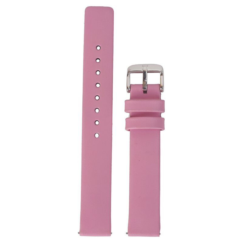 Buy Online 14 mm Pink Genuine Leather Strap for Women - 114102514sq/p ...