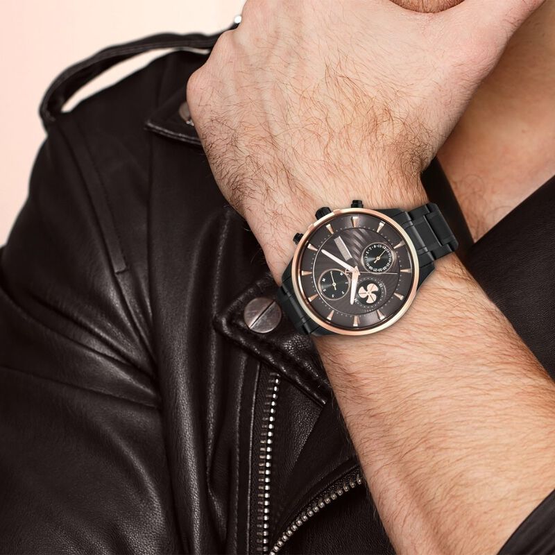 Buy Online Titan Maritime Anthracite Dial Quartz Multifunction ...