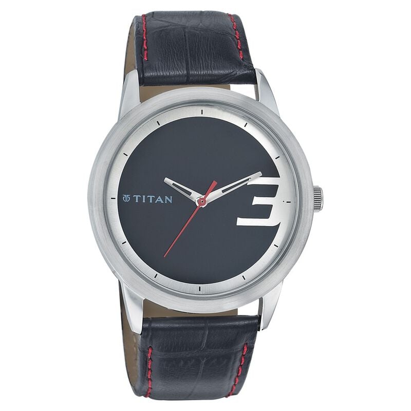Buy Online Titan Quartz Analog Black Dial Watch For Men Ne1584sl02c Titan