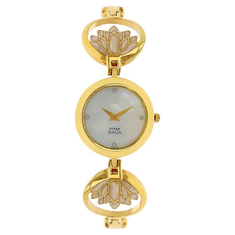 Buy Online Titan Raga Garden Of Eden Mother of Pearl Dial Women Watch ...