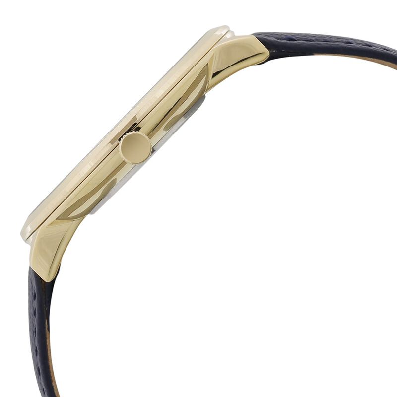 Buy Online Tommy Hilfiger Quartz Analog Blue Dial Leather Strap Watch ...