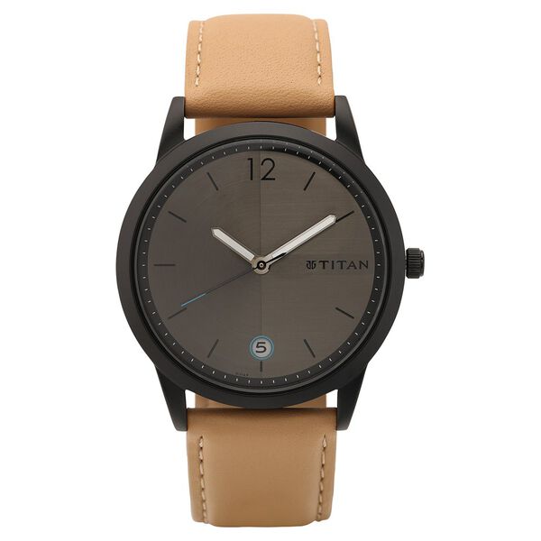 Buy Online Titan Men's Timeless Style Watch: Refined Anthracite Dial ...