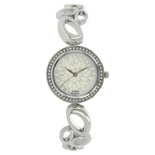 Buy Online Titan Raga Garden Of Eden Silver Dial Women Watch With Metal ...