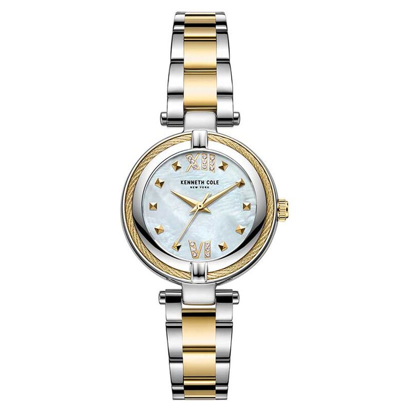 Buy Online Kenneth Cole Quartz Analog Mother Of Pearl Dial Stainless