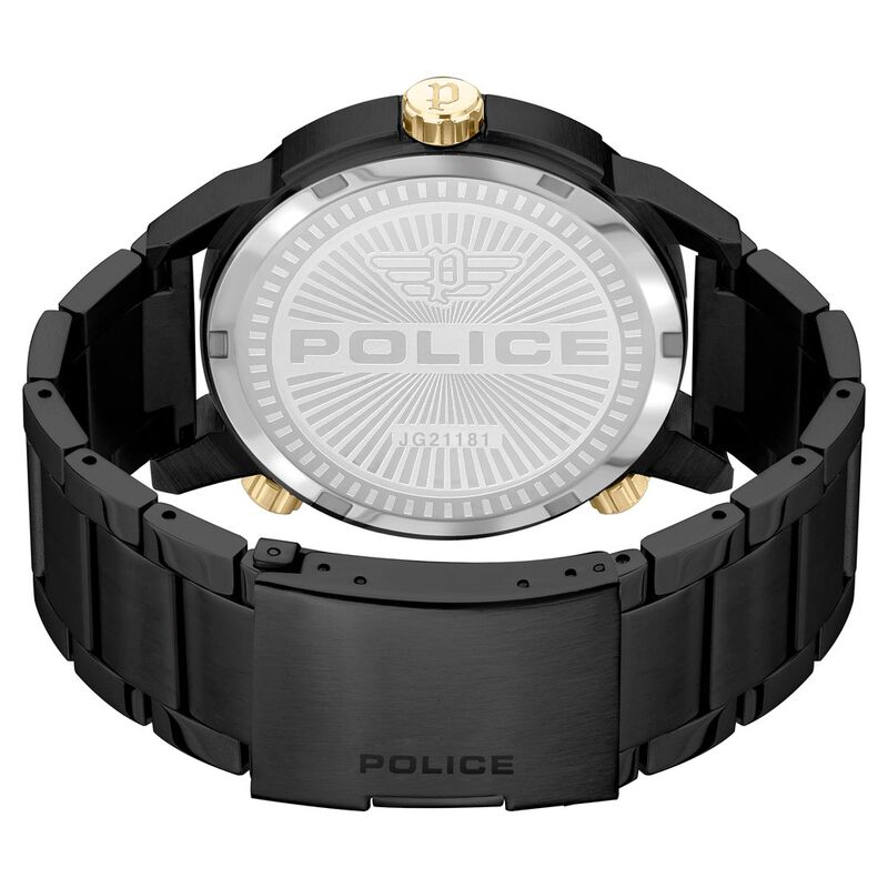 Buy Online Police Quartz Multifunction Golden Dial Stainless Steel ...