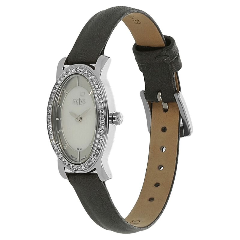 Buy Online Xylys Quartz Analog Mother of Pearl Dial Leather Strap Watch ...