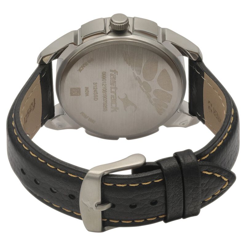 Buy Online Fastrack Silver Dial Quartz Analog with Day and Date Watch ...