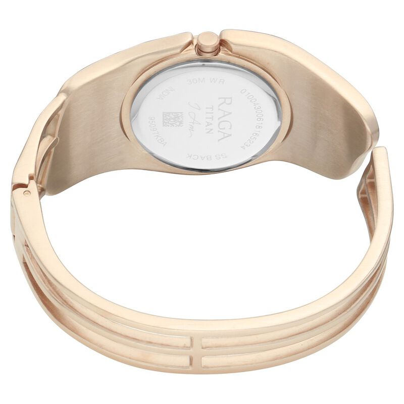 Buy Online Titan Raga I Am Golden Dial Analog Metal Strap Watch for ...