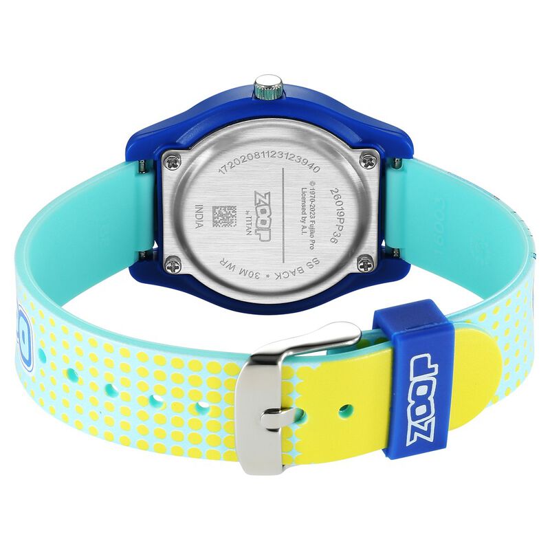 Buy Online Zoop By Titan Doraemon Quartz Analog Yellow Dial ...