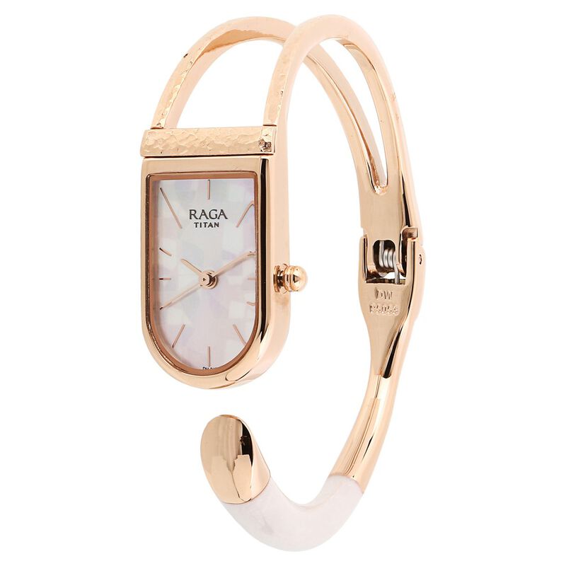 Buy Online Titan Quartz Analog Mother Of Pearl Dial Watch for Women ...